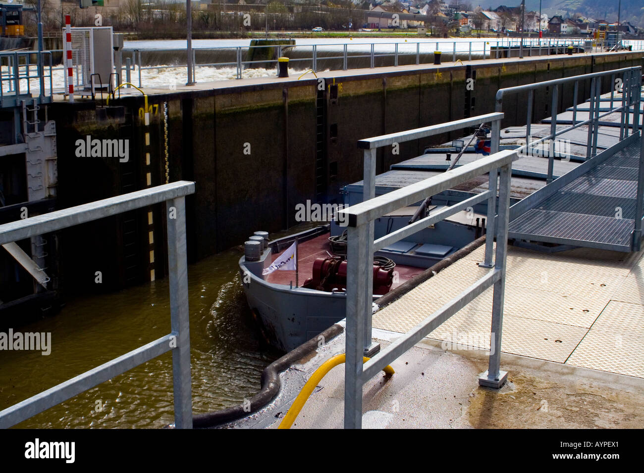 Floodgate in Gravenmacher Stock Photo - Alamy