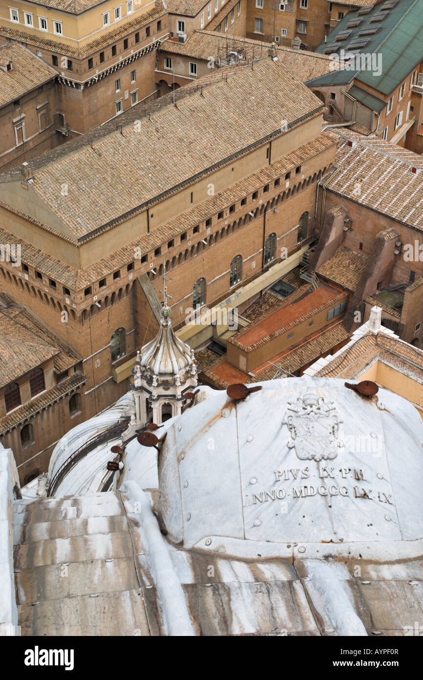 View from the Dome of St. Peter's Basilica, Rome, Italy Stock Photo - Alamy