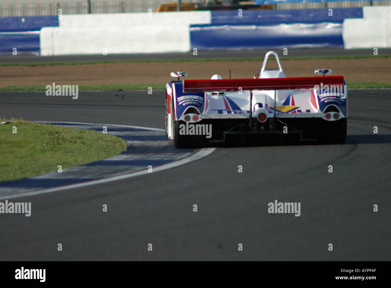 Racing car photographed from behind Stock Photo - Alamy