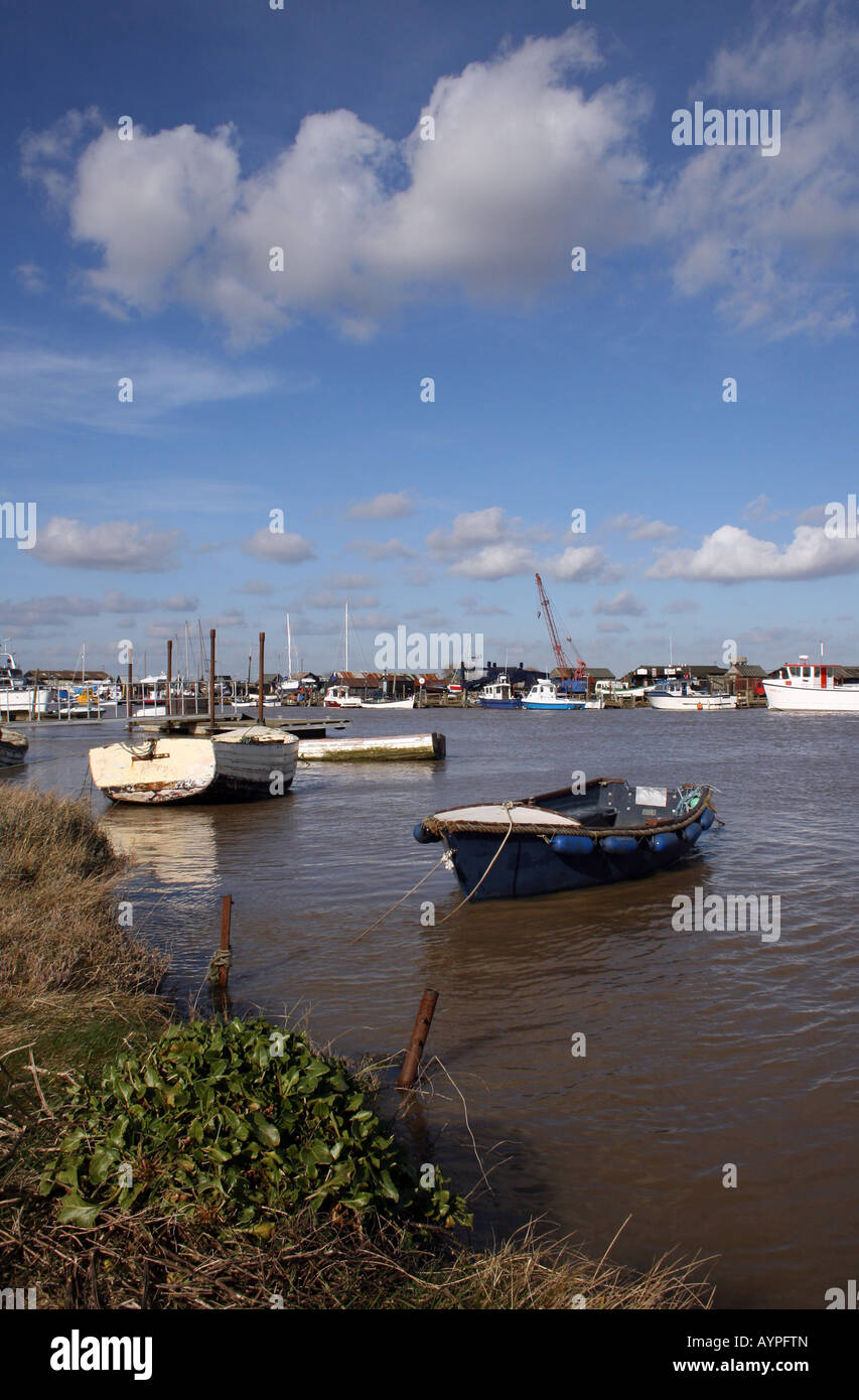 THE RIVER BLYTH AT WALBERSWICK. SUFFOLK. ENGLAND Stock Photo - Alamy