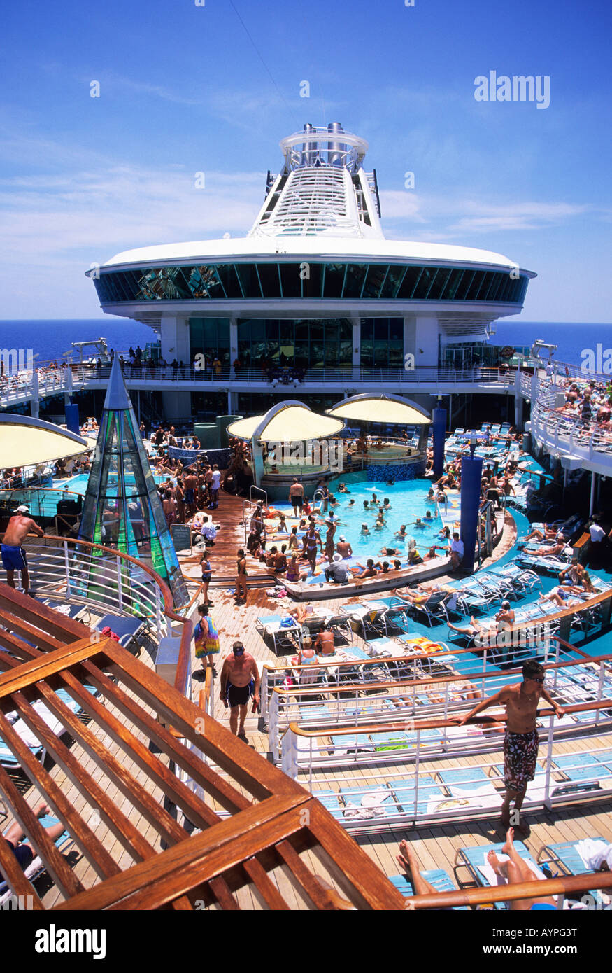 Pool deck on royal caribbean hi-res stock photography and images - Alamy