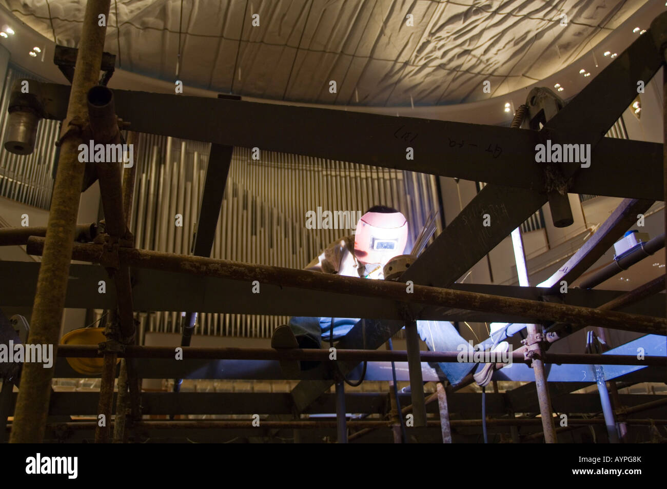 Interior of the National Center under construction Stock Photo - Alamy