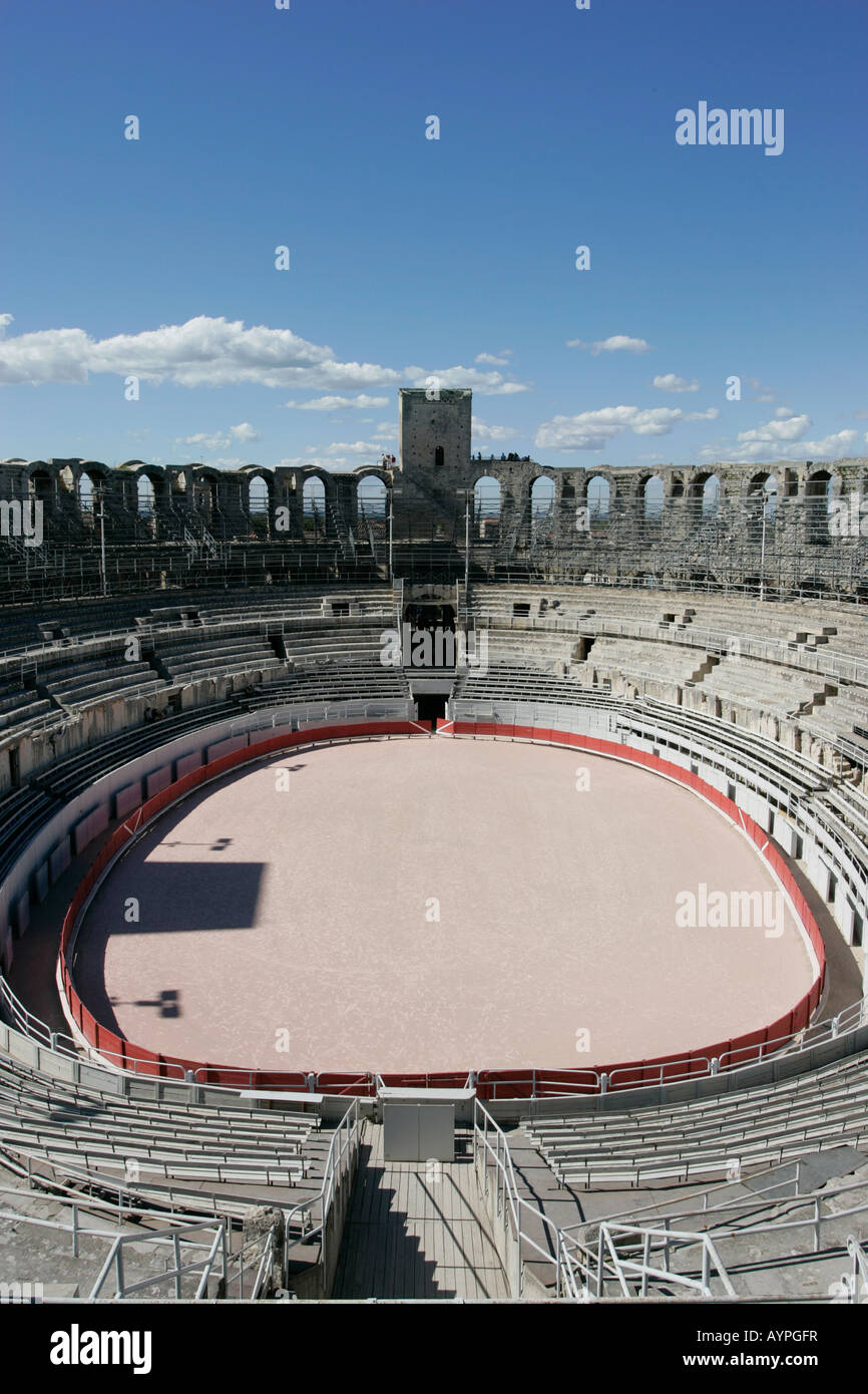 Roman amphitheatre seats arles hi-res stock photography and images - Alamy