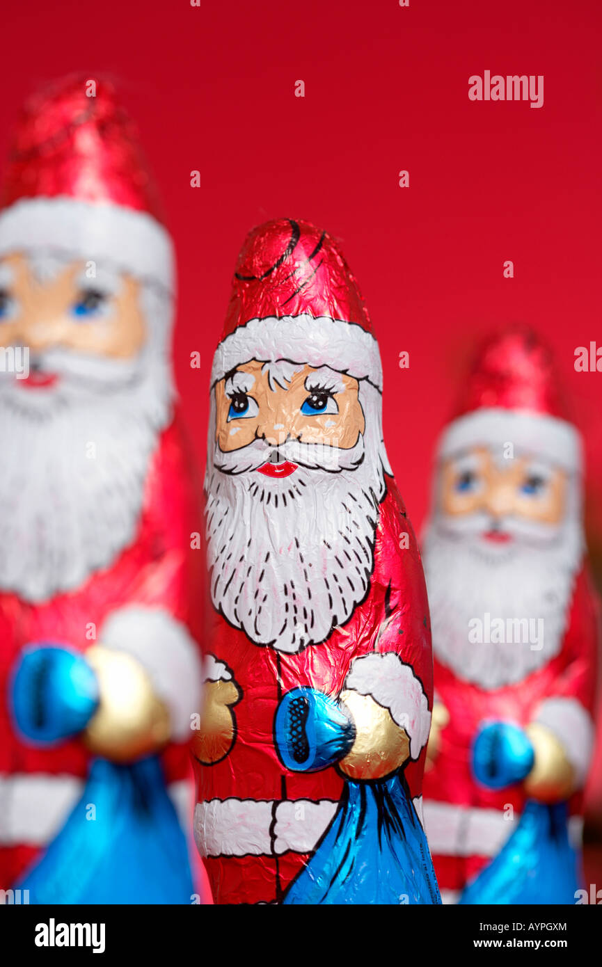 Santa claus chocolates hi-res stock photography and images - Alamy