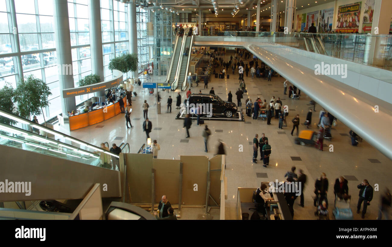 Moscow International Airport Stock Photo - Alamy