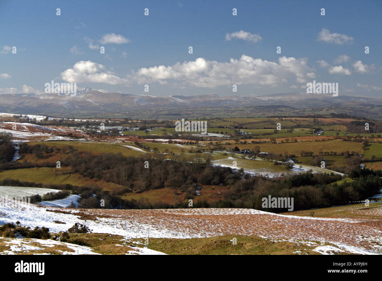 A Brecon Beacon landscape Stock Photo - Alamy