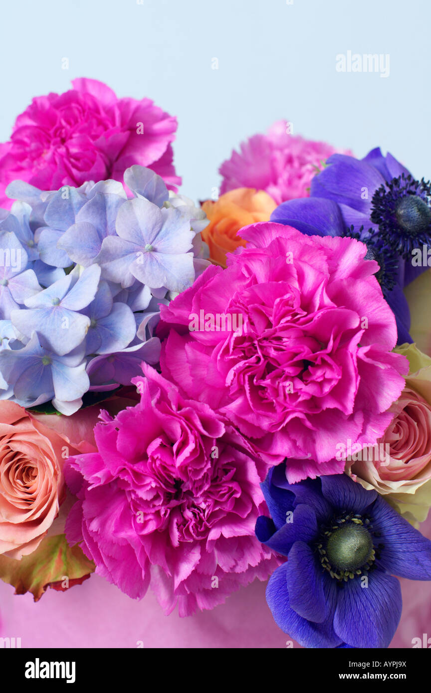 Bunch of flowers, close-up Stock Photo - Alamy