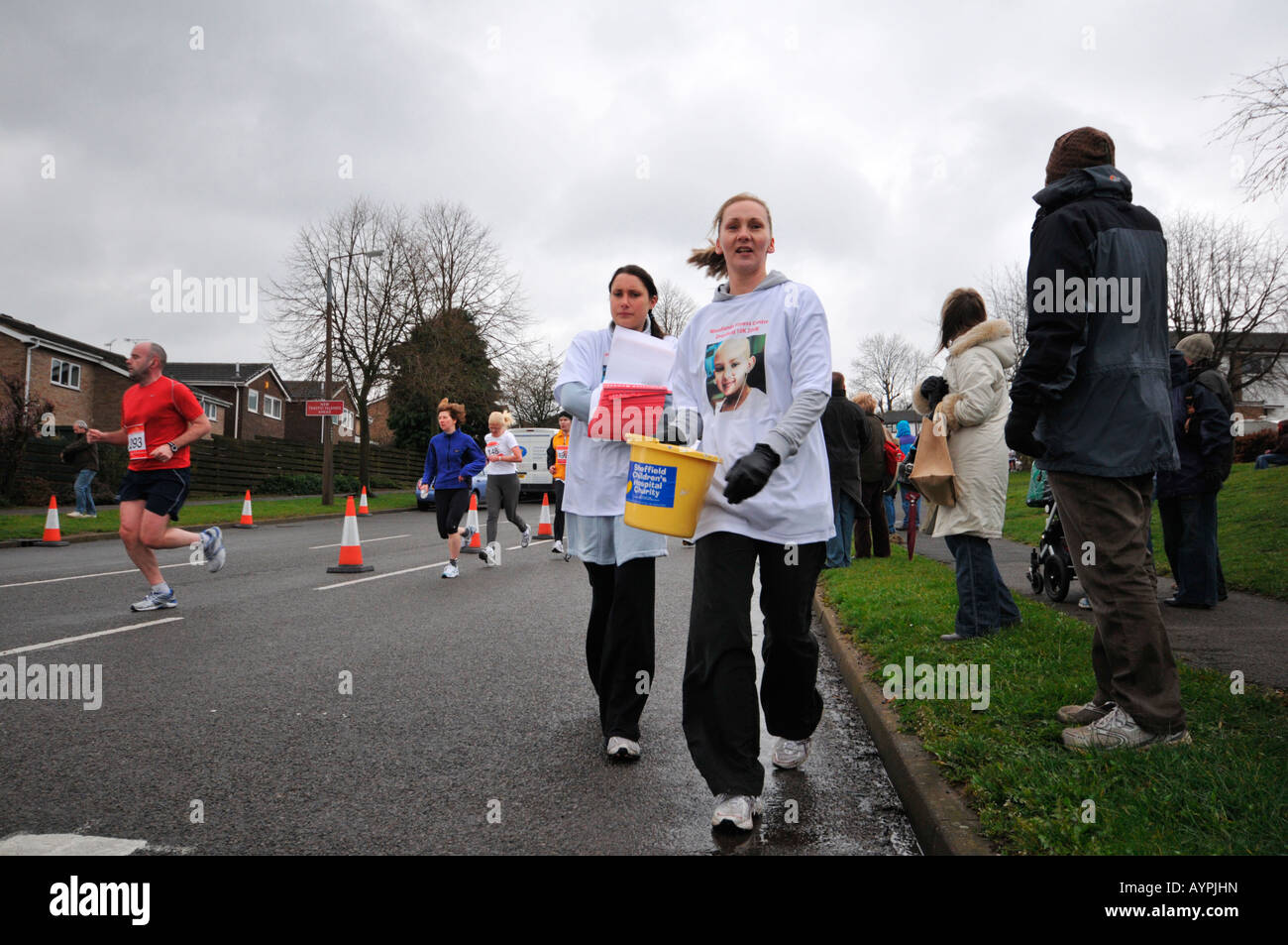 Dronfield 10k run Sheffield South Yorkshire England Stock Photo - Alamy