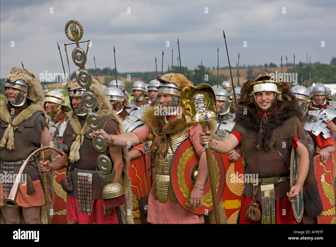 Ermine Street Guard Roman Legionaries Stock Photo - Alamy