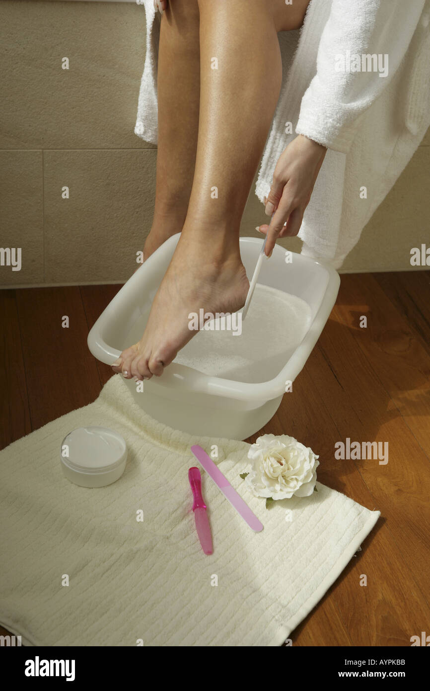 Foot cream tub hi-res stock photography and images - Alamy