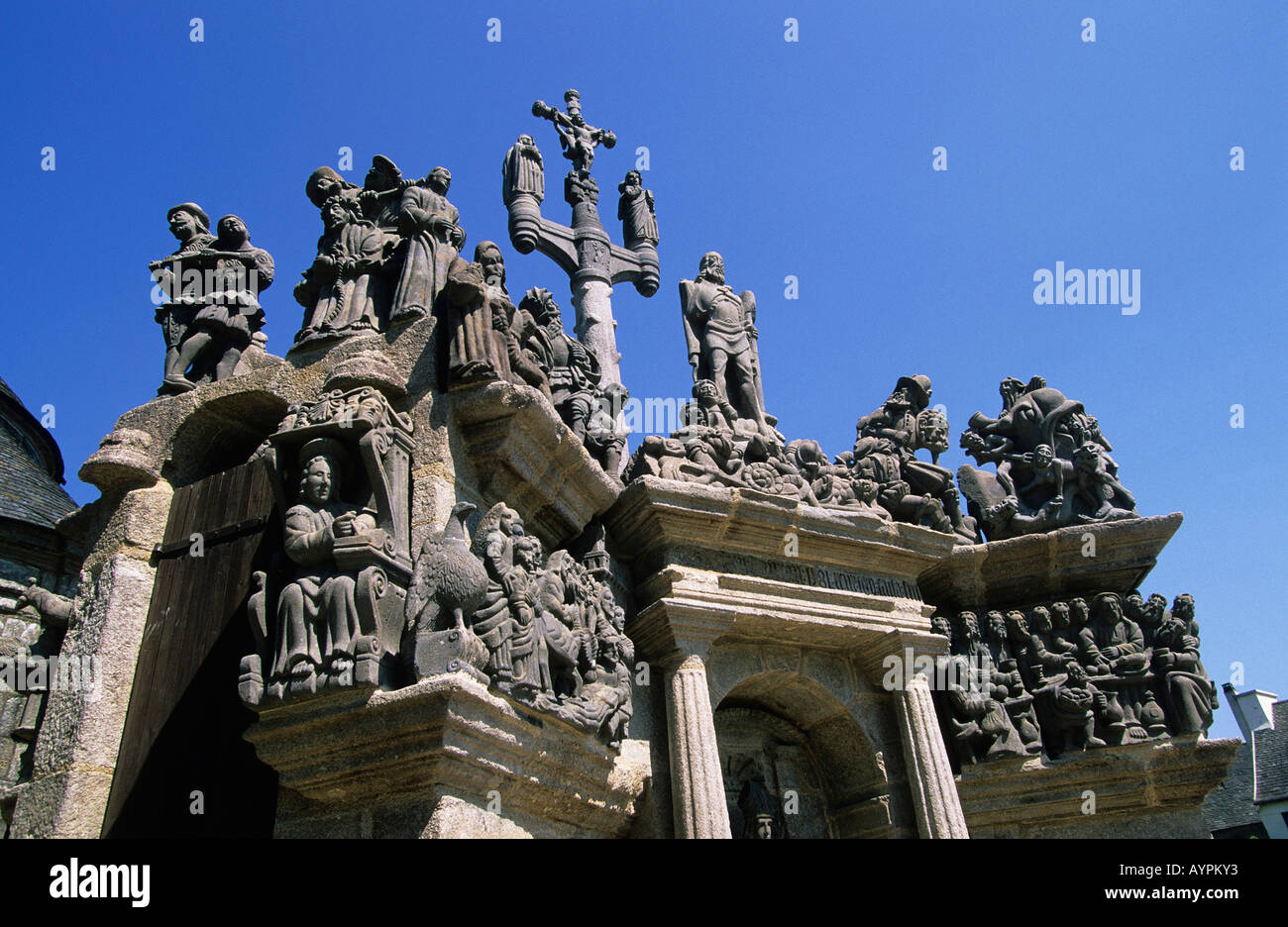 Parish Close at Guimiliau Stock Photo - Alamy