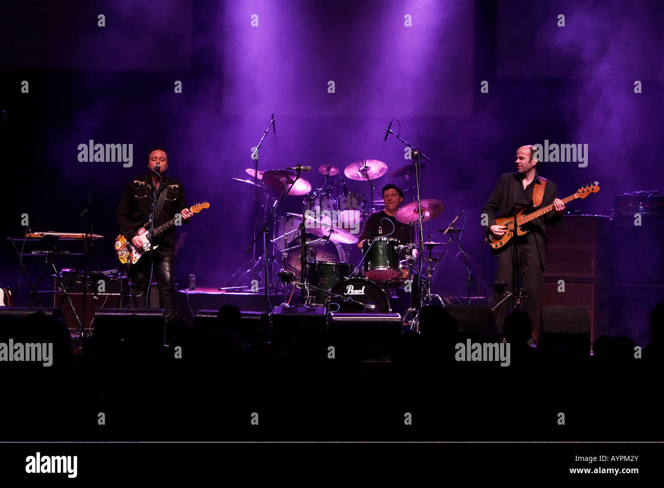 David Gogo band (singer/guitarist David Gogo, bass player Jasper ...