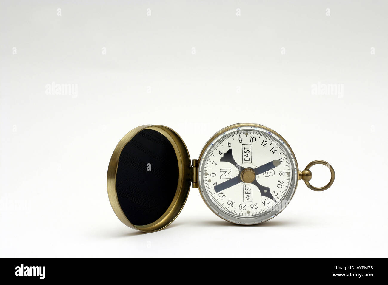 A front view of a compass Stock Photo - Alamy