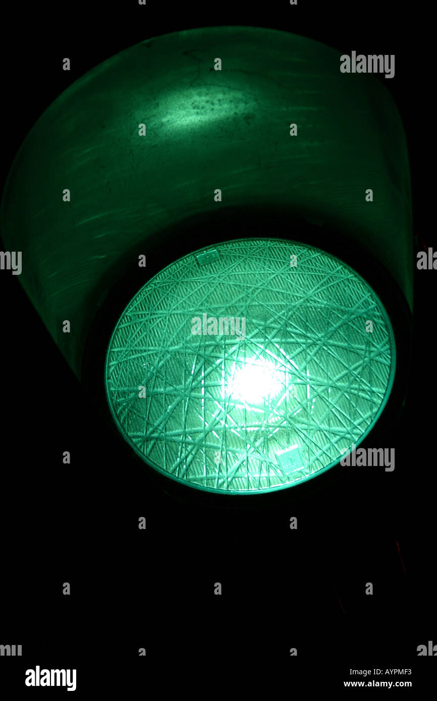 Traffic light indicates green signal to the vehicles Stock Photo - Alamy