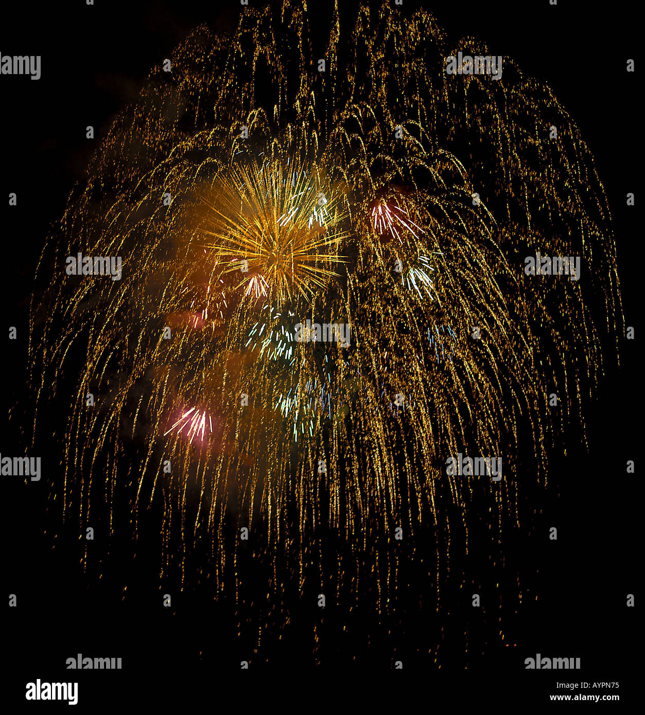 Golden crackers in sky hi-res stock photography and images - Alamy