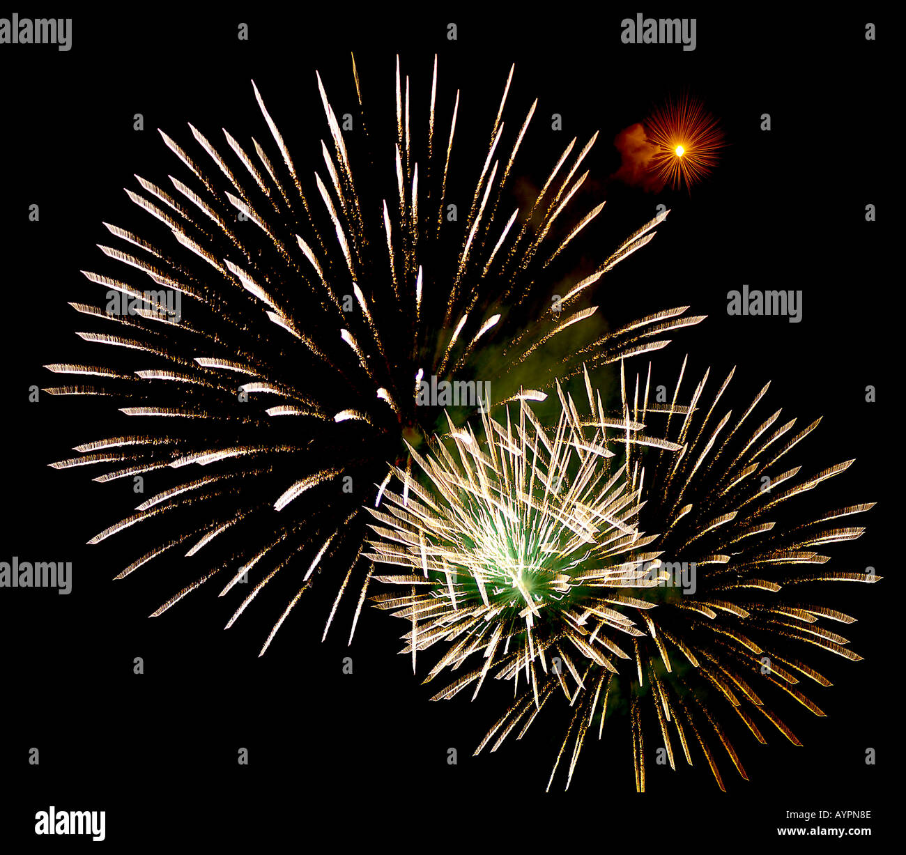 Fire crackers bursting in sky hi-res stock photography and images - Alamy