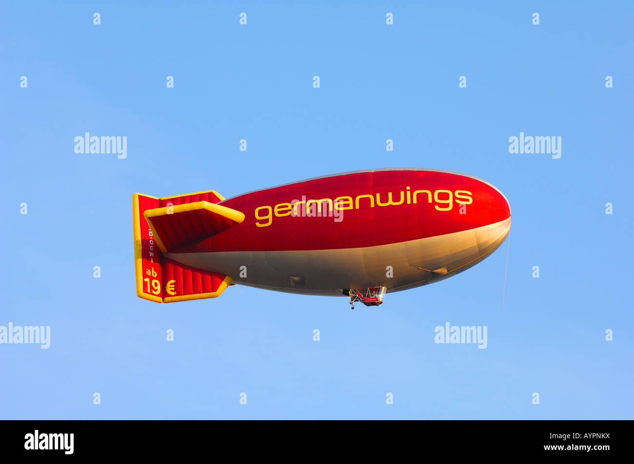 Germanwings logo on a blimp Stock Photo - Alamy