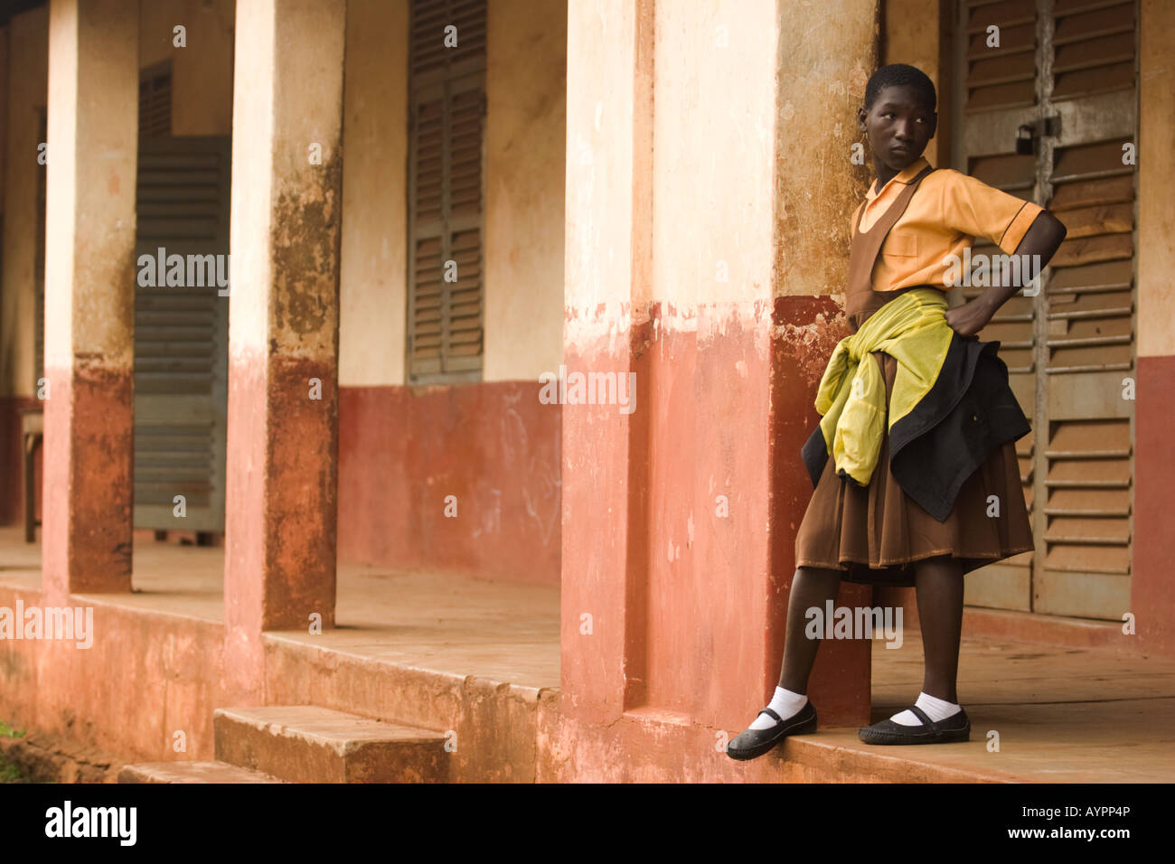 Ghana school uniform hi-res stock photography and images - Alamy