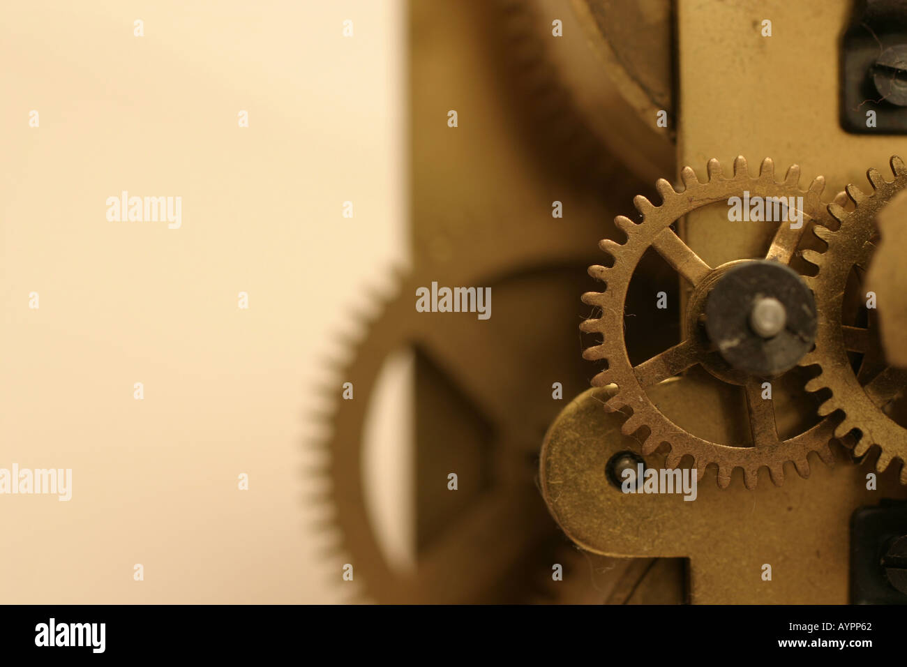 Side view of a geared mechanism Stock Photo - Alamy