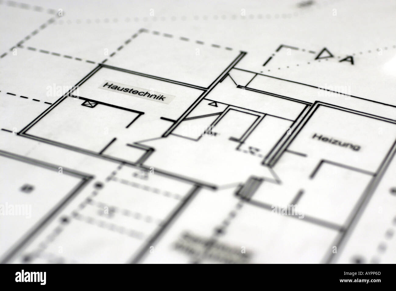 Bauplan construction plan hi-res stock photography and images - Alamy