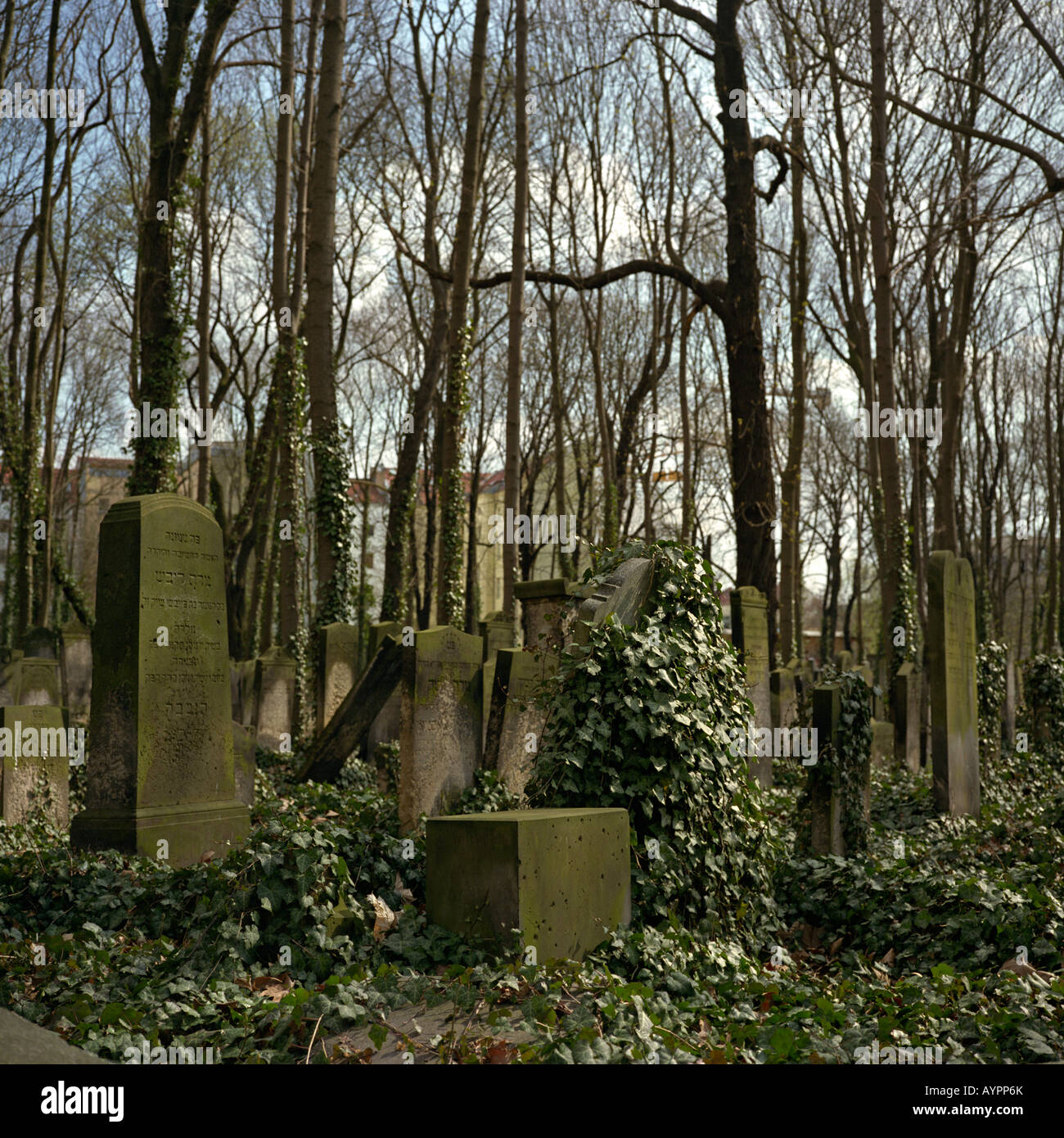 Jewish cemetery Prenzlauer Berg Berlin Taken in march 2008 Stock Photo ...