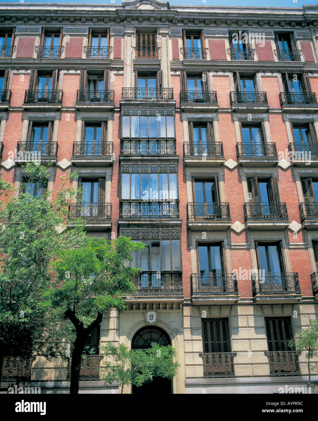 Red European Building Stock Photo - Alamy