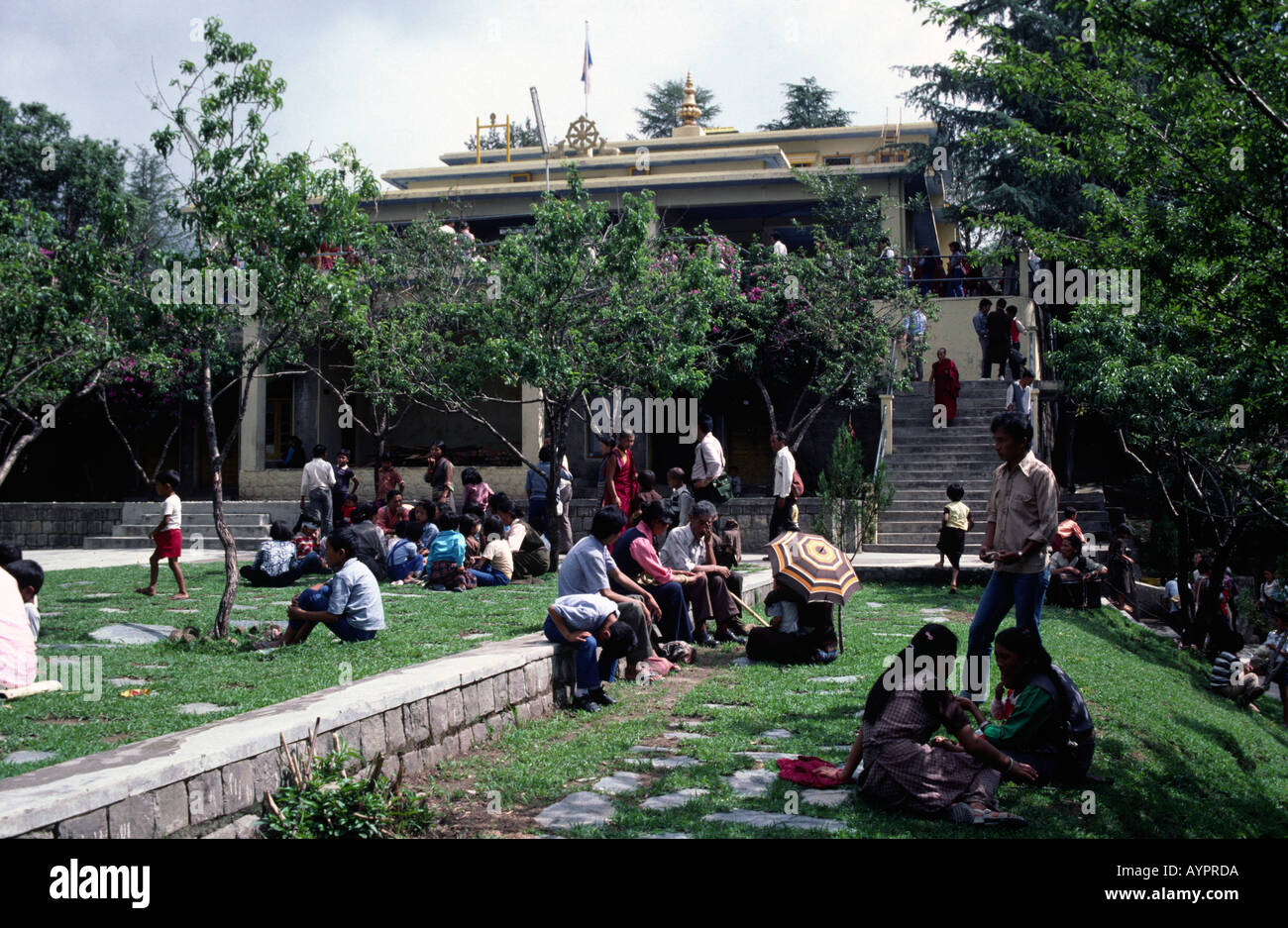 Tsuglagkhang complex dalai lama temple hi-res stock photography and ...