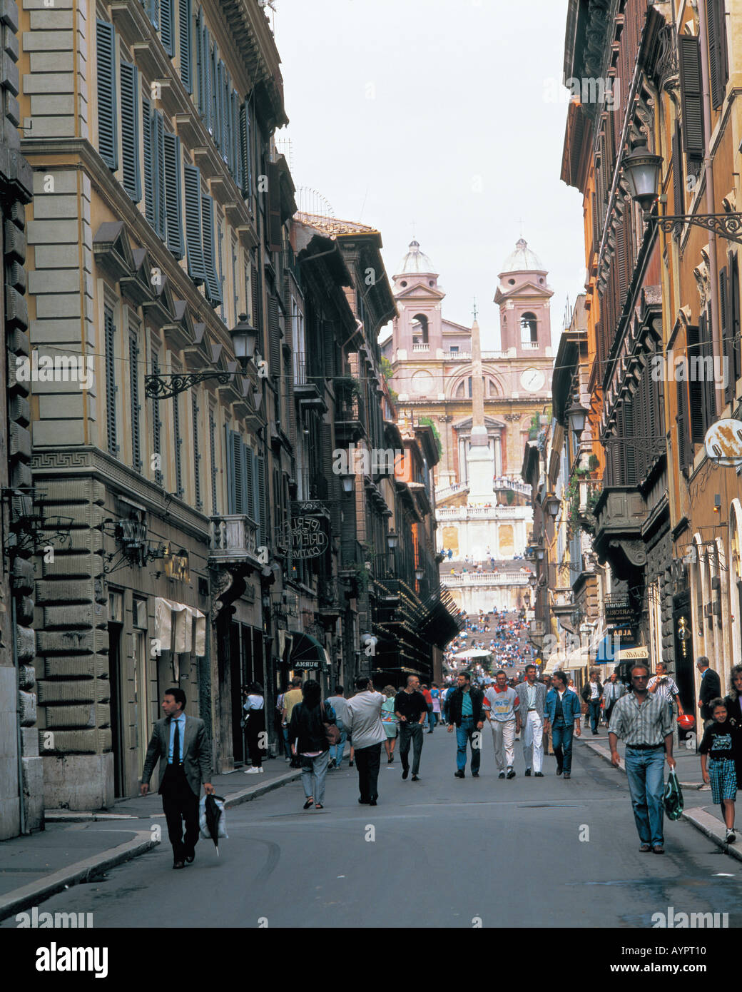 European Building Walkway Stock Photo - Alamy