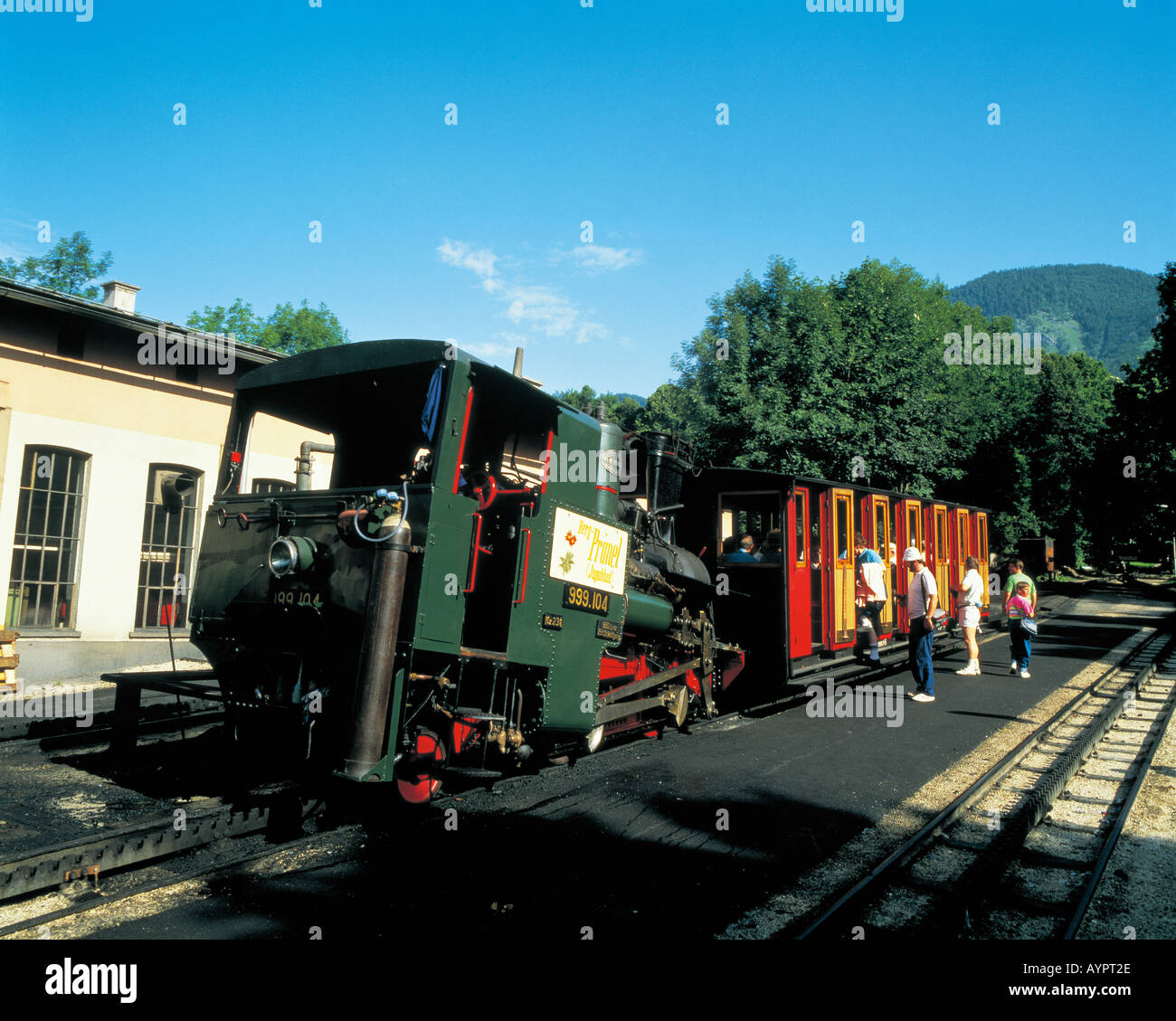 Old fashioned Train Stock Photo - Alamy