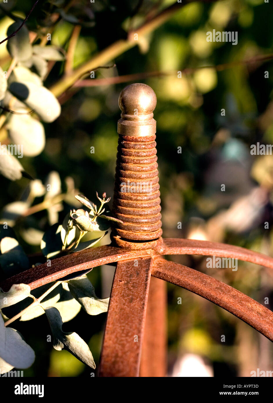 Rusted metal handle Stock Photo - Alamy
