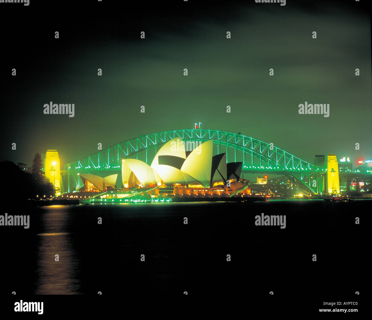 Opera House with Bridge Stock Photo - Alamy