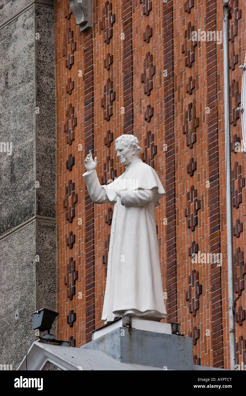 Saint John Bosco statue. Minor Don Bosco Basilica, Panama City ...