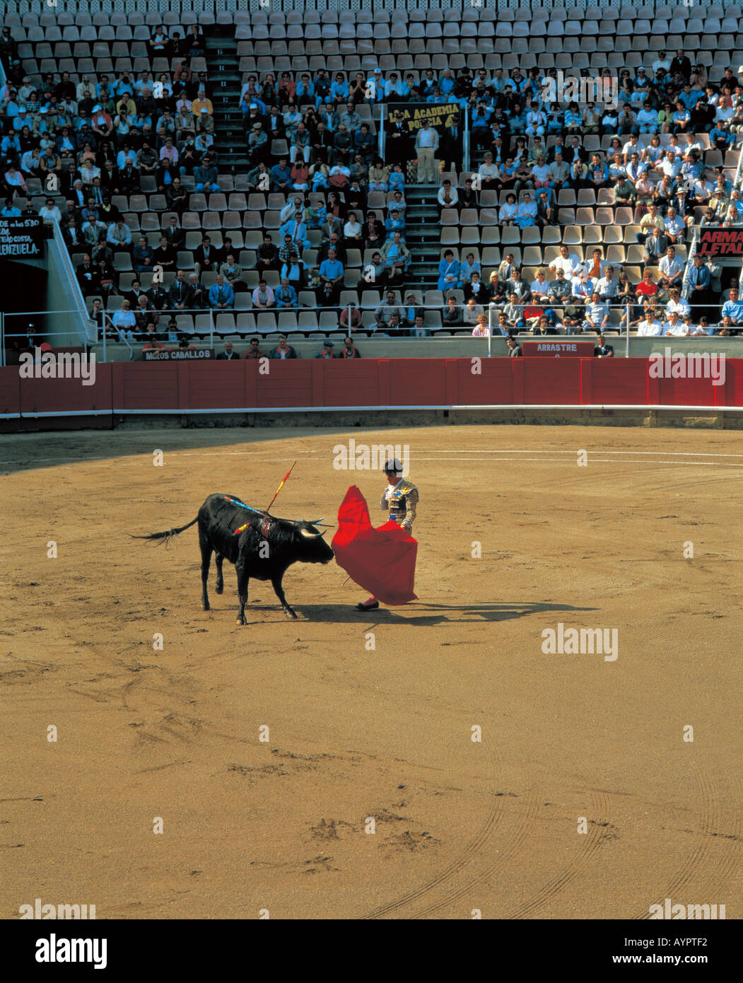 Bullfighting red cloth hi-res stock photography and images - Alamy