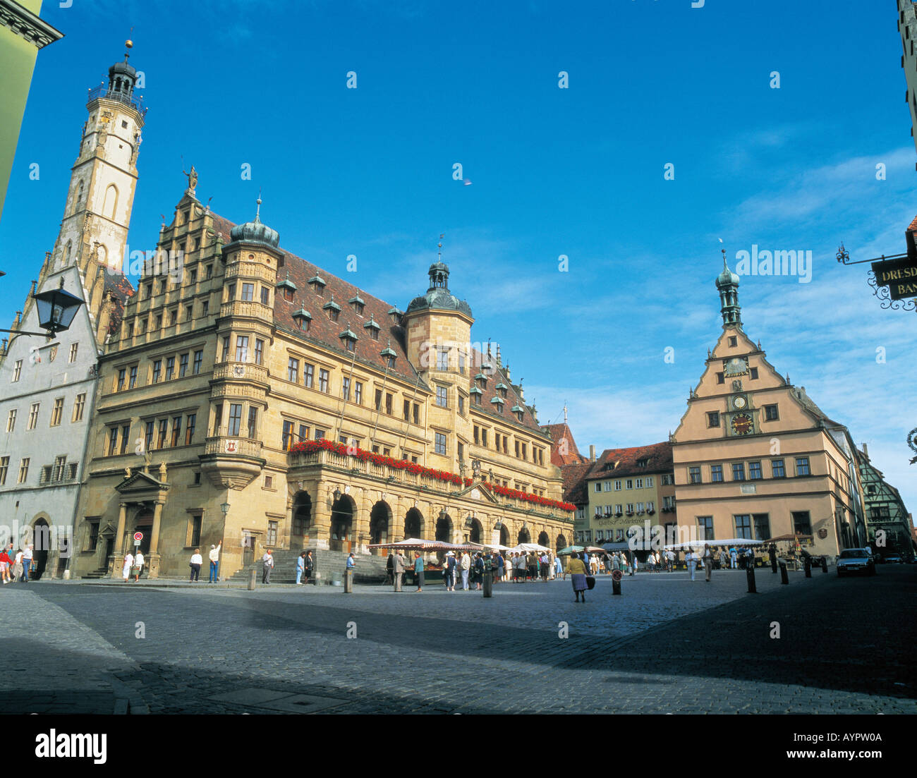 Arch Building with People Stock Photo - Alamy