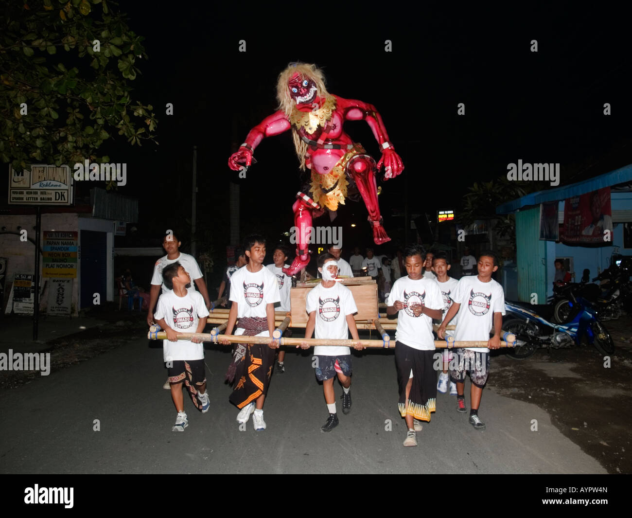 Denpasar streets hi-res stock photography and images - Alamy