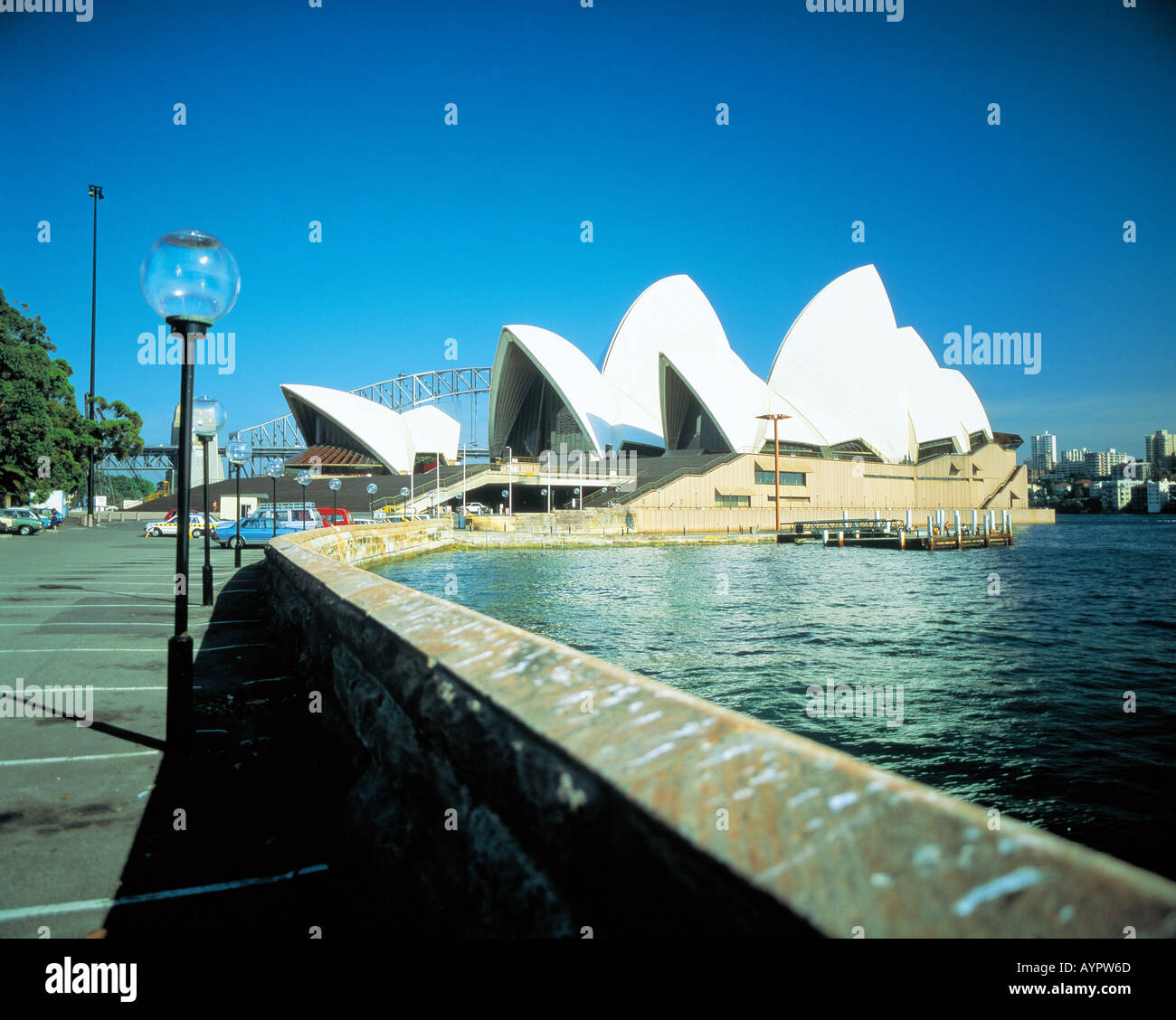 Sydney Opera House with Wall Stock Photo - Alamy