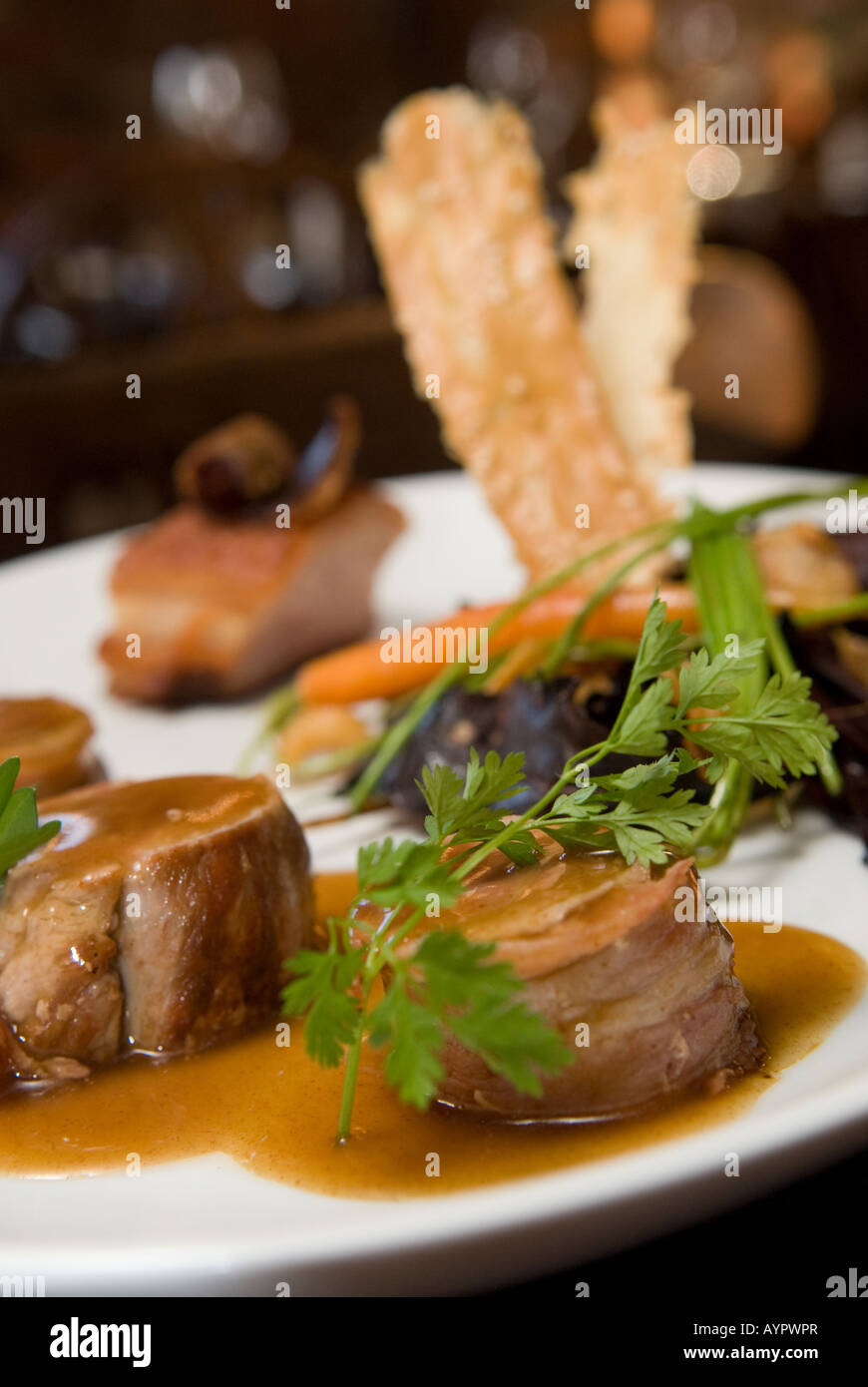 main course pork Stock Photo - Alamy