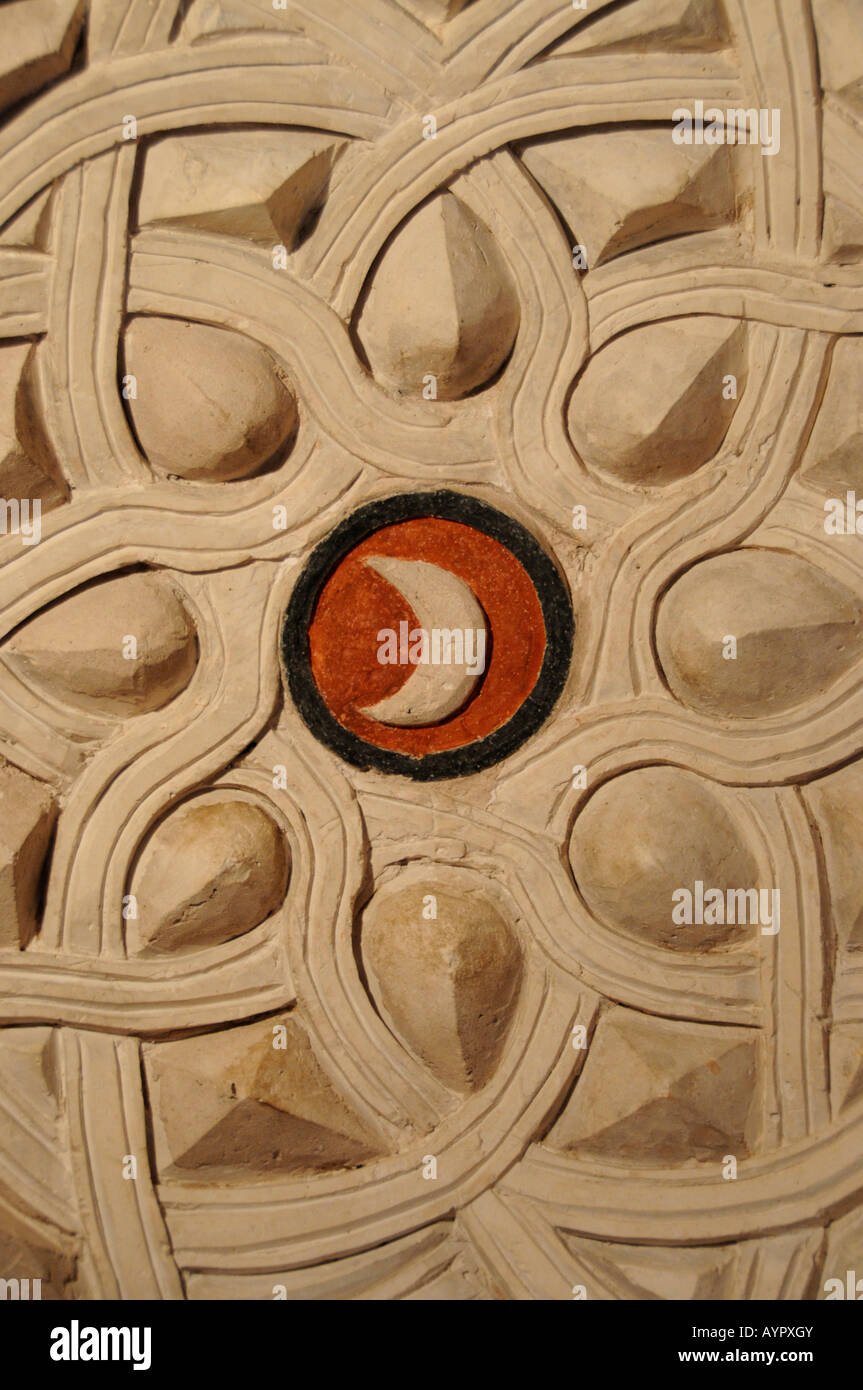 Crescent moon, Benedict XIII's emblem, Palacio del Papa Luna (Benedict ...