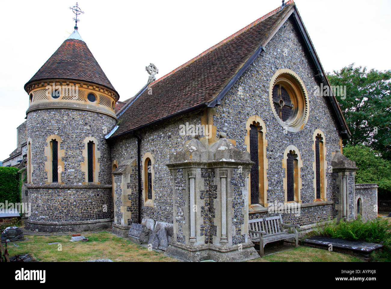 English church in Mickleham Surrey Stock Photo - Alamy
