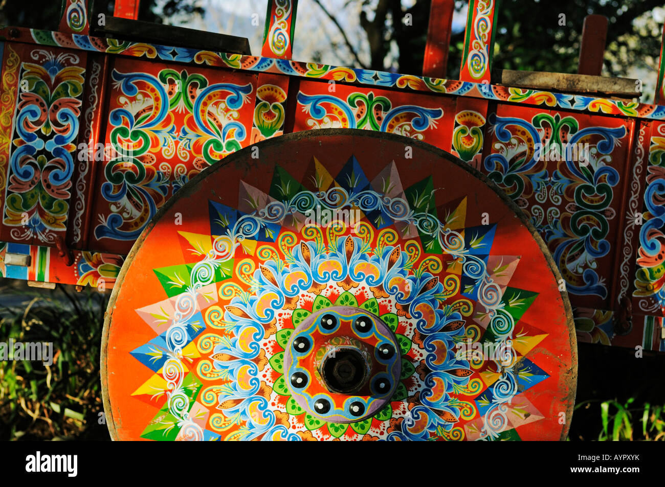 Historical cart, Costa Rica, Central America Stock Photo - Alamy