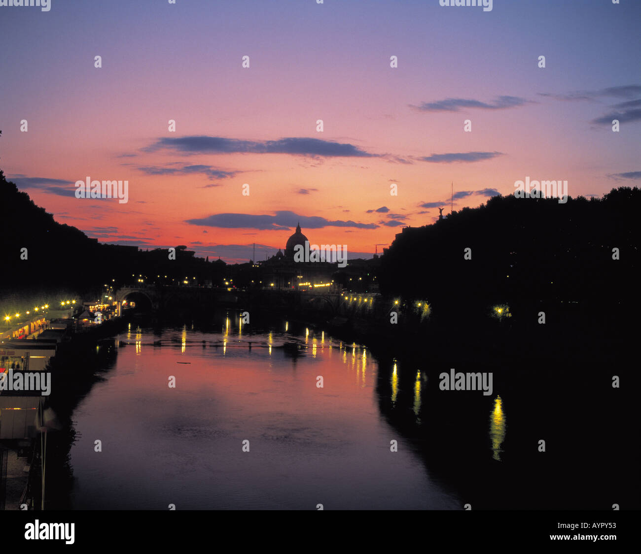 Dome Building at Night Stock Photo - Alamy