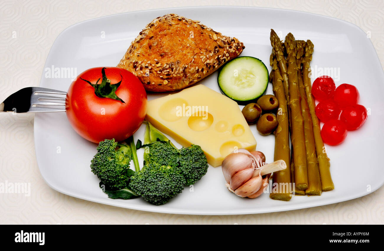 Set of healthy food elements Stock Photo - Alamy