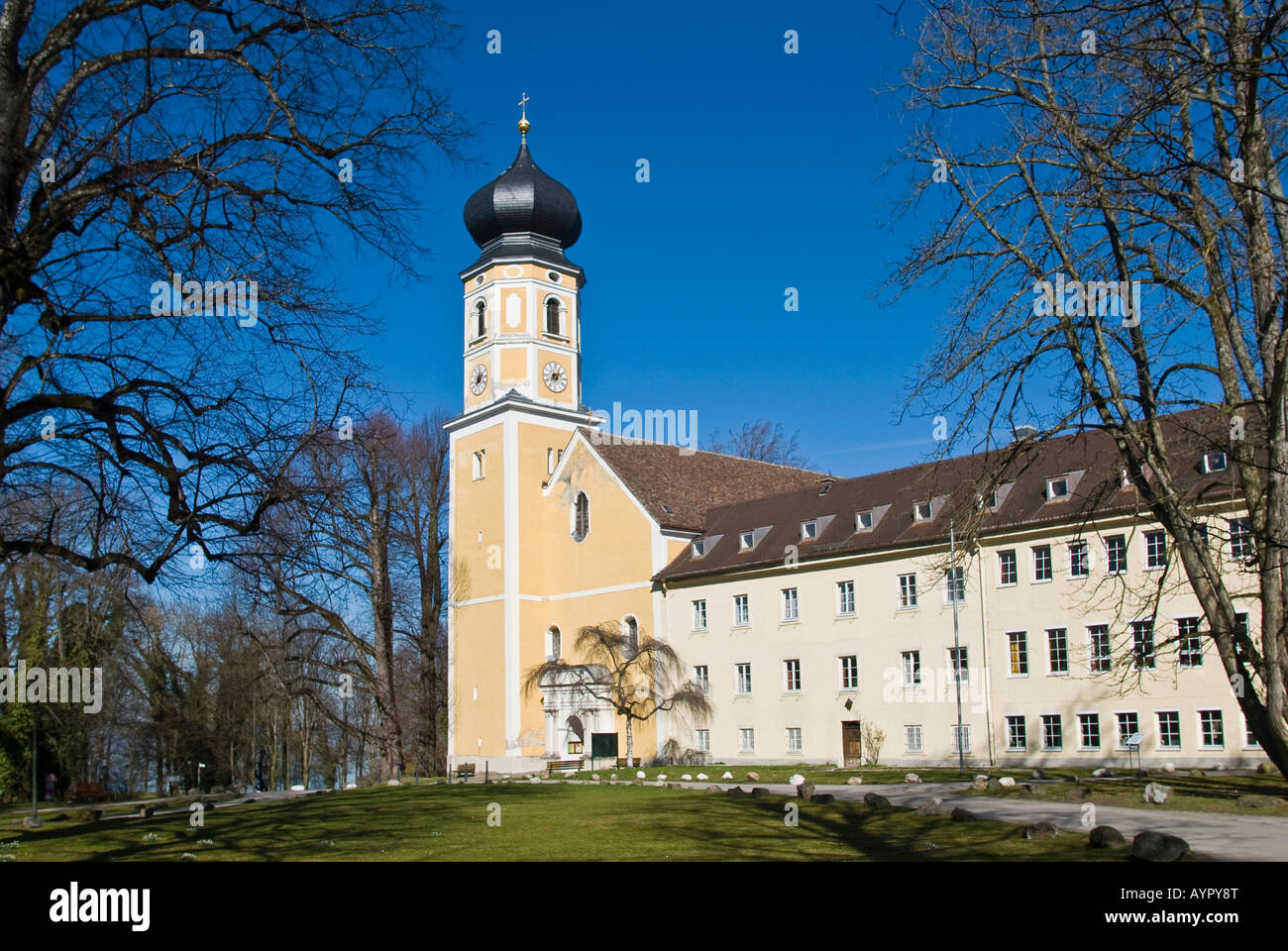 Bernried Monastery, Bernried, Bavaria, Germany, Europe Stock Photo - Alamy