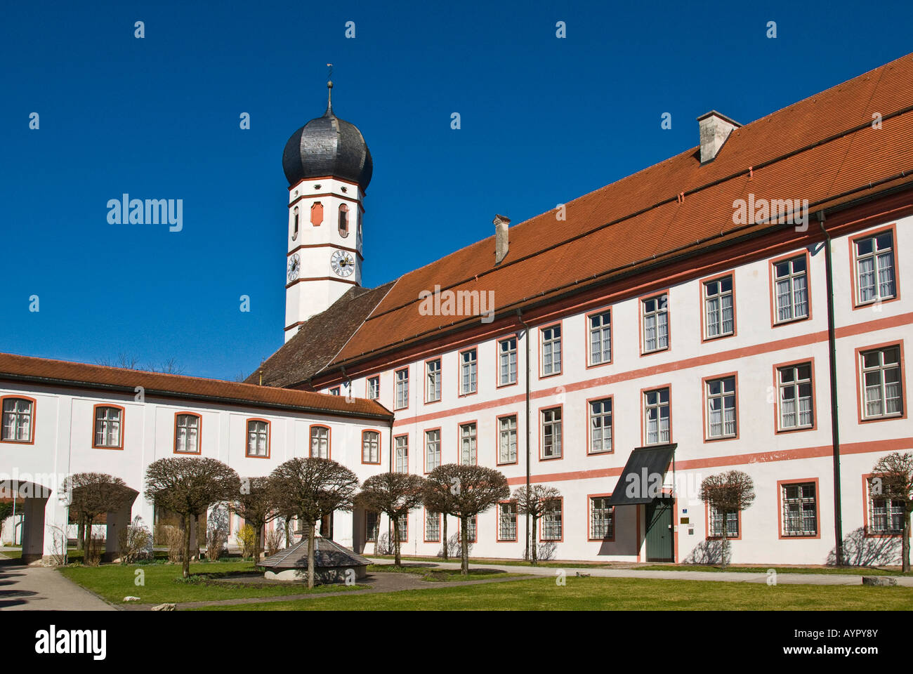 Beuerberg Monastery, Beuerberg, Bavaria, Germany, Europe Stock Photo ...