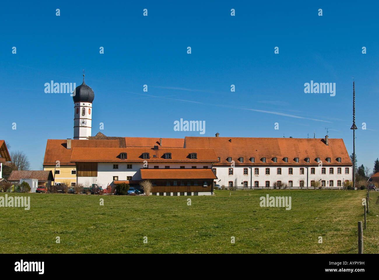 Beuerberg Monastery, Beuerberg, Bavaria, Germany, Europe Stock Photo ...