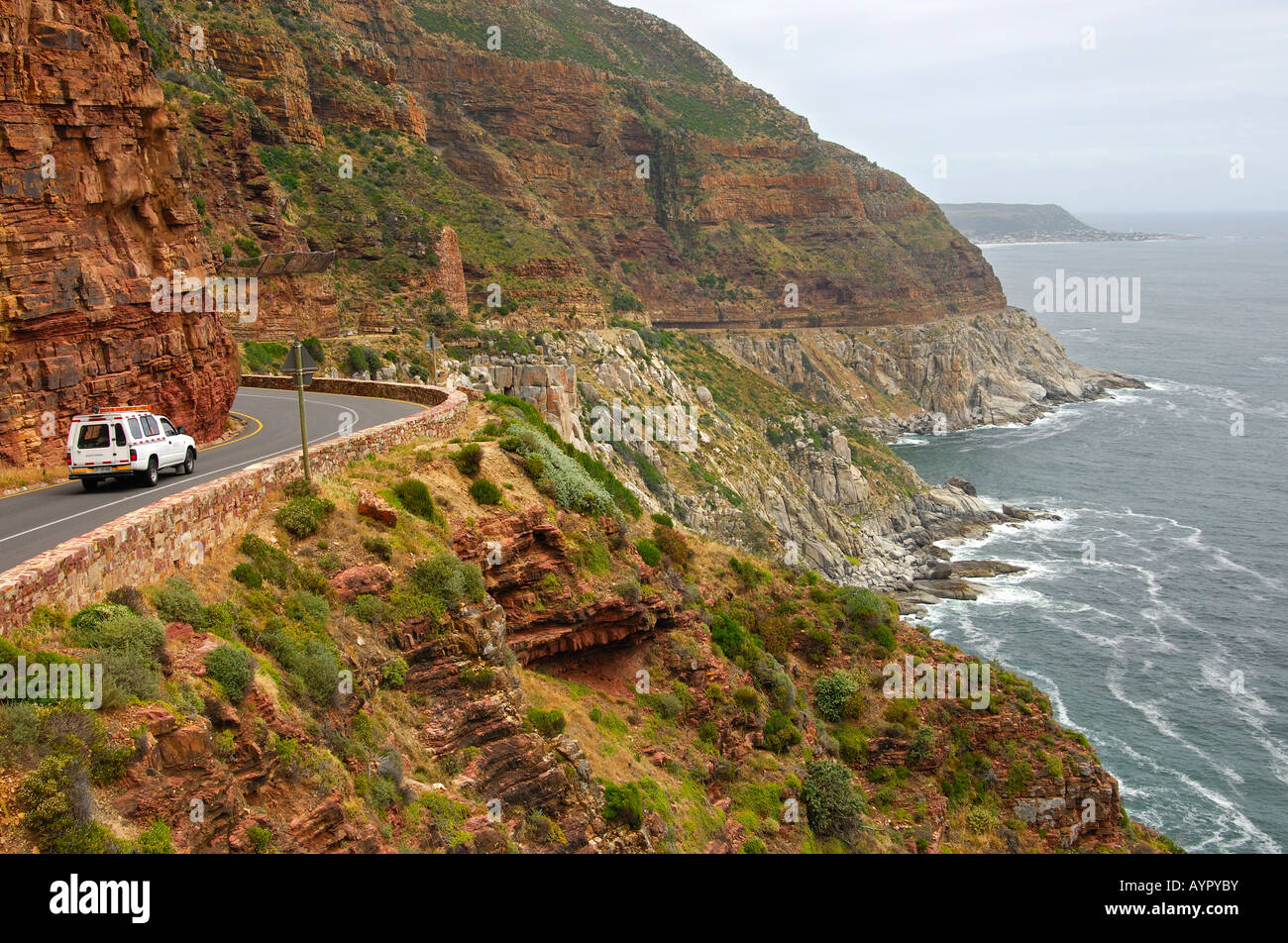 Chapman's Peak Drive, Atlantic coast, South Africa Stock Photo - Alamy