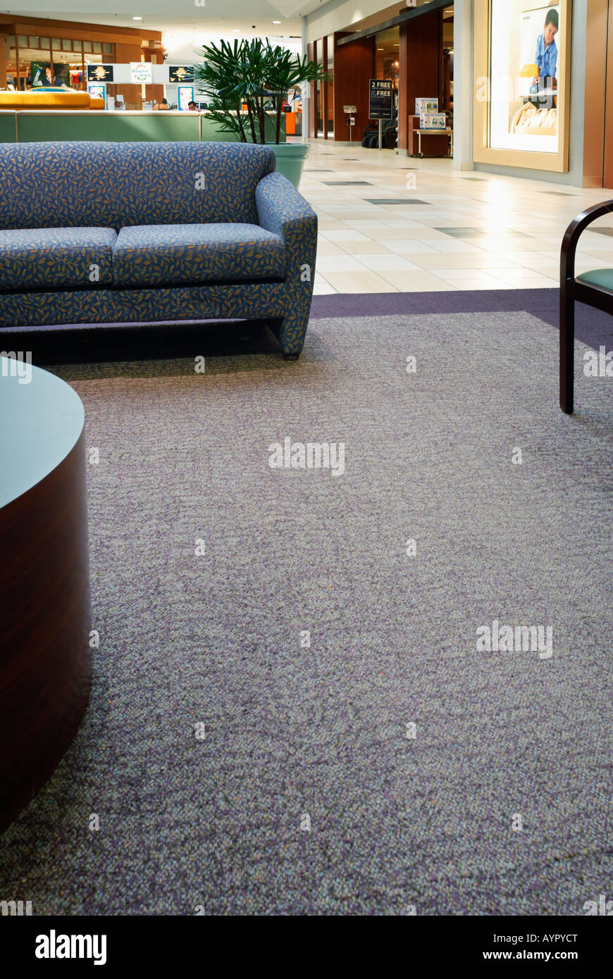 Courtesy sitting area as a shopping mall Stock Photo - Alamy