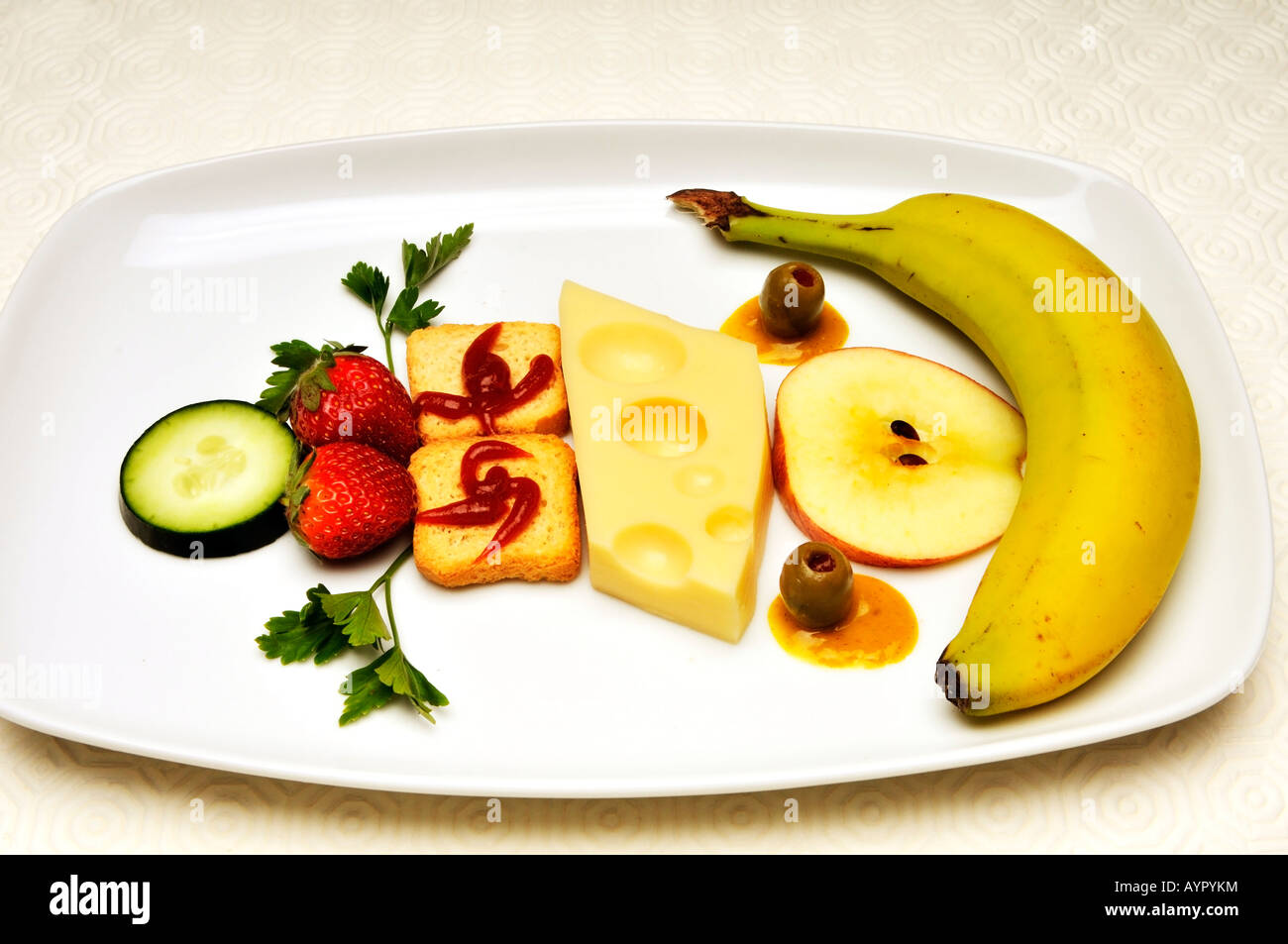 Set of health food elements Stock Photo - Alamy