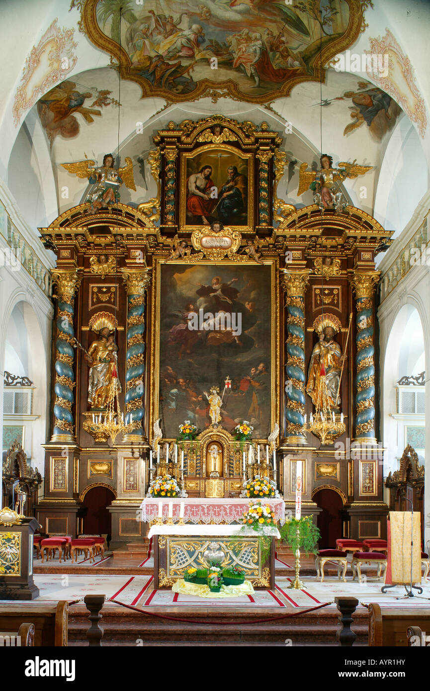 Interior church gars am inn hi-res stock photography and images - Alamy
