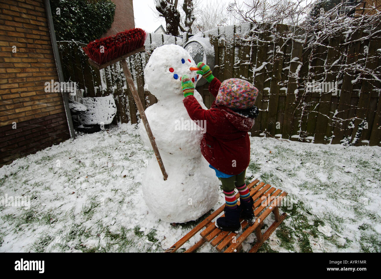 Snowman Garden High Resolution Stock Photography and Images - Alamy